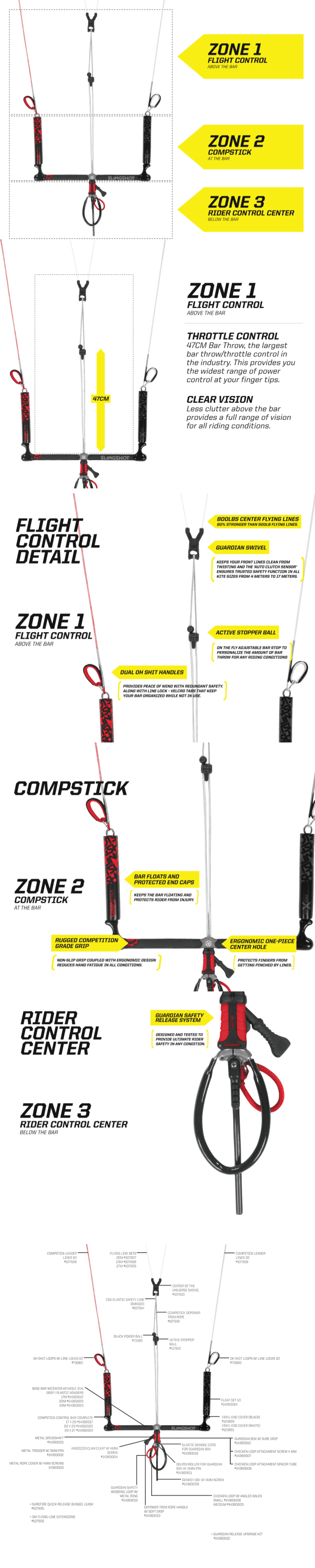 2015 Slingshot Compstick Bar w/ lines