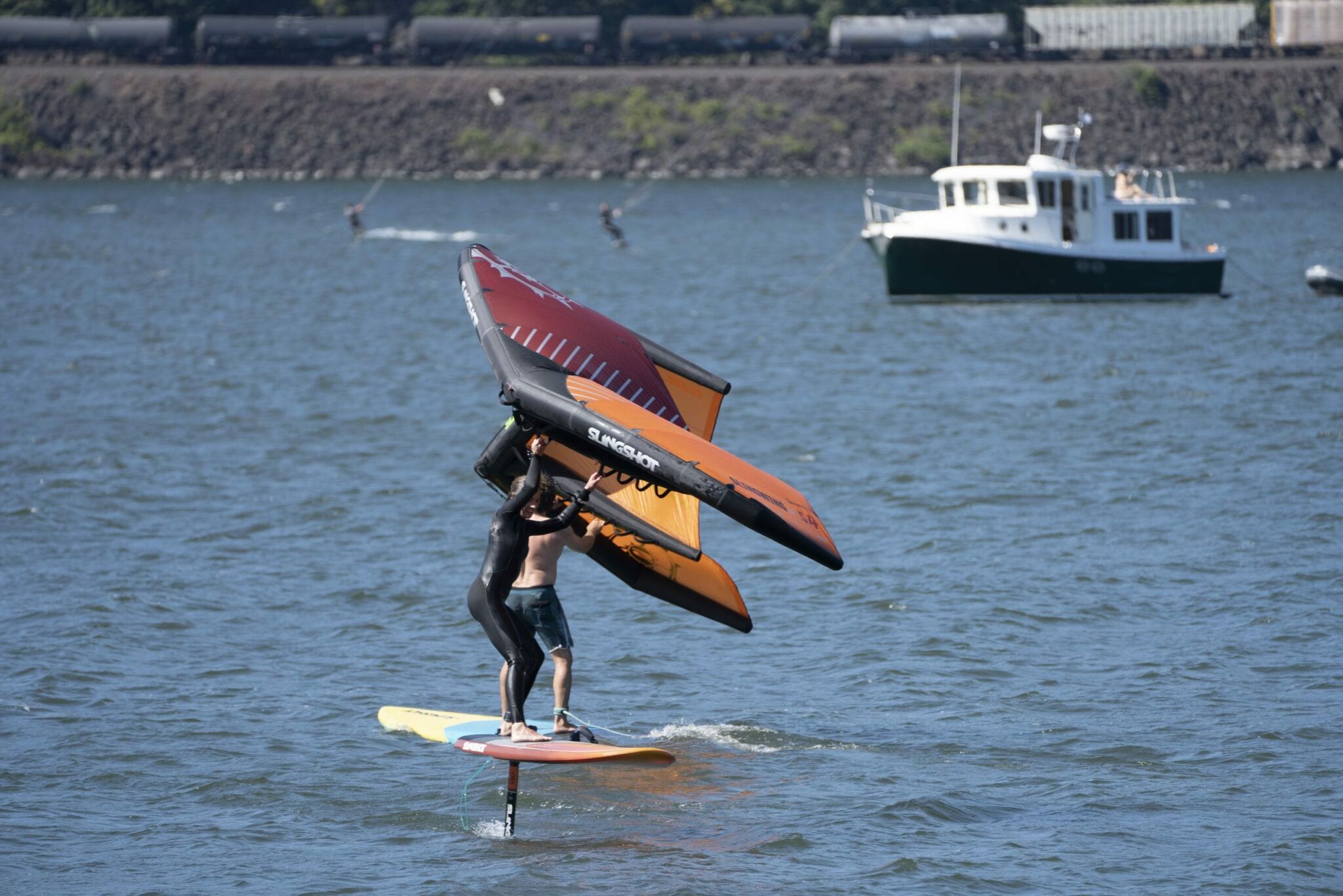 Wing Surfing - The New Inflatable Wing Watersport
