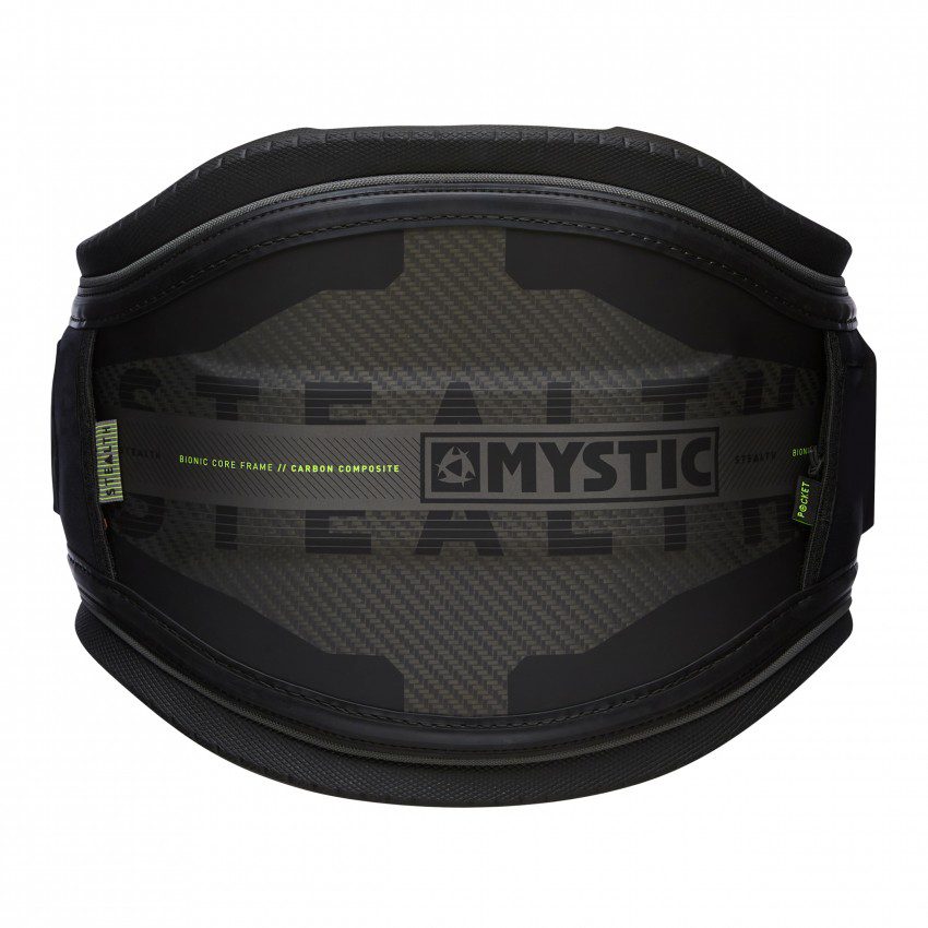 Mystic Stealth H2Out Carbon Hardshell Harness - Kiteboarding Closeouts